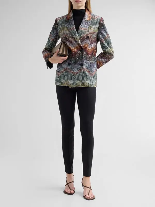 Missoni Textured Chevron Blazer