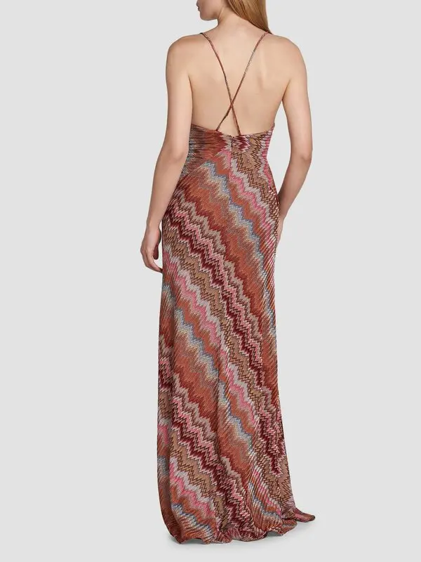 Missoni Snake Chevron Gown