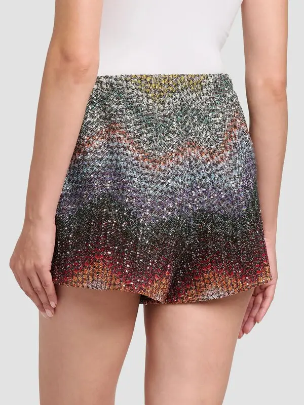 Missoni Meander-chevron Wefted-loom Shorts