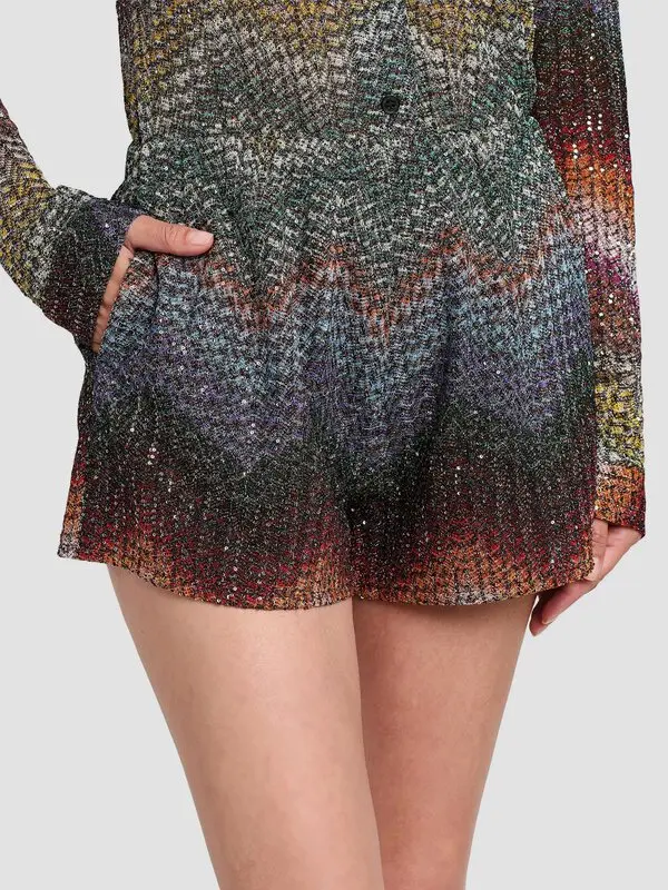 Missoni Meander-chevron Wefted-loom Shorts