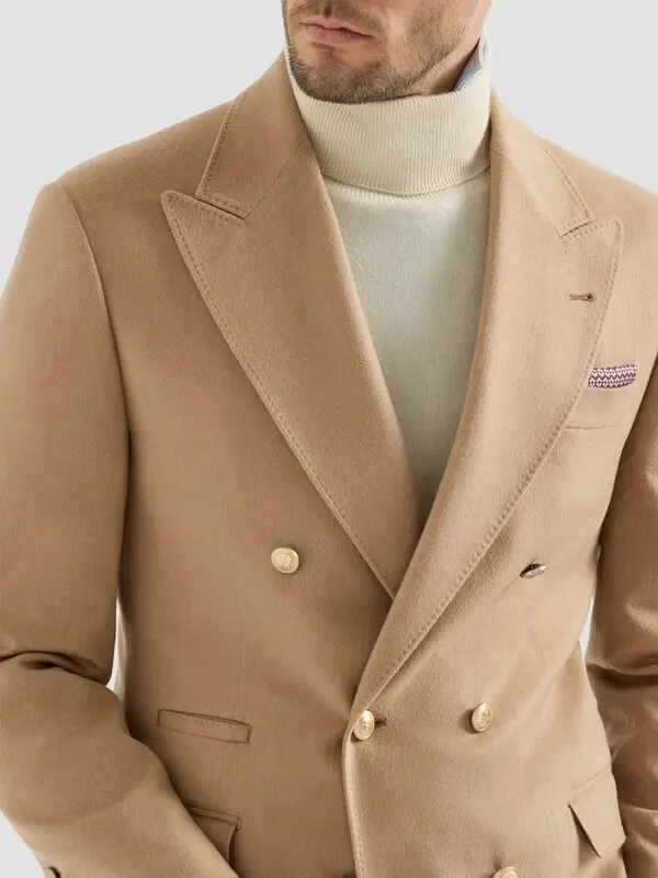 Brunello Cucinelli Flannel One-and-a-half Breasted Tailor Blazer