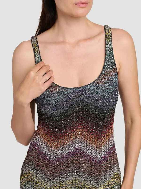 Missoni Sequin Wefted Loom Knit Minidress