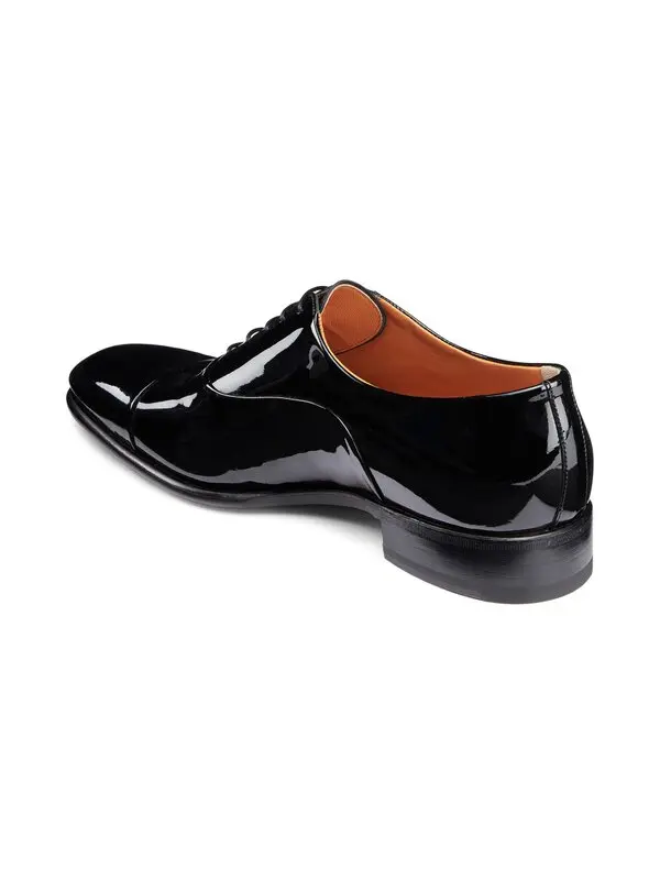 Santoni Isaac Patent Leather Dress Shoes