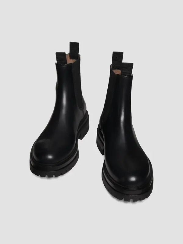 GIANVITO ROSSI Chester Leather Chelsea Boots