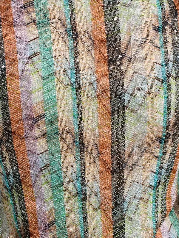 Missoni Chevron & Striped Minidress