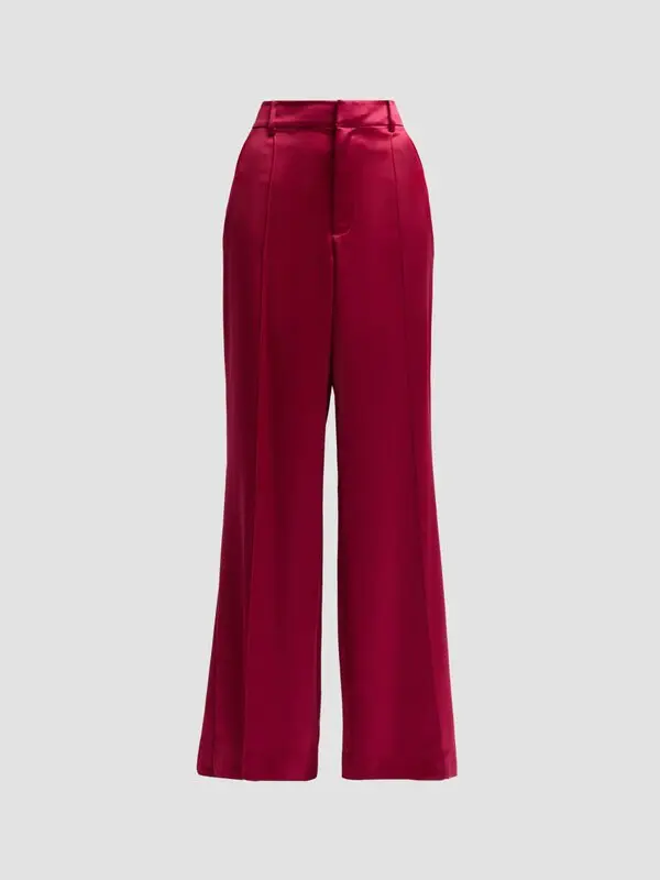 Cinq À Sept Jyn Satin Flared-leg Pants