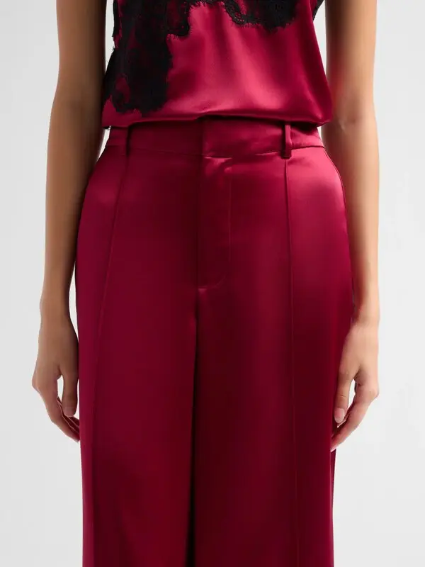 Cinq À Sept Jyn Satin Flared-leg Pants