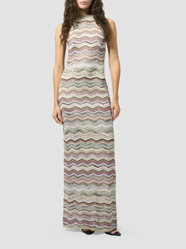 Missoni Zigzag Sleeveless Maxi Dress