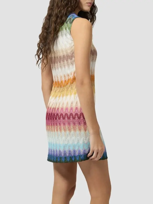 Missoni Chevron Stripe Shift Mini Dress - Multicolor
