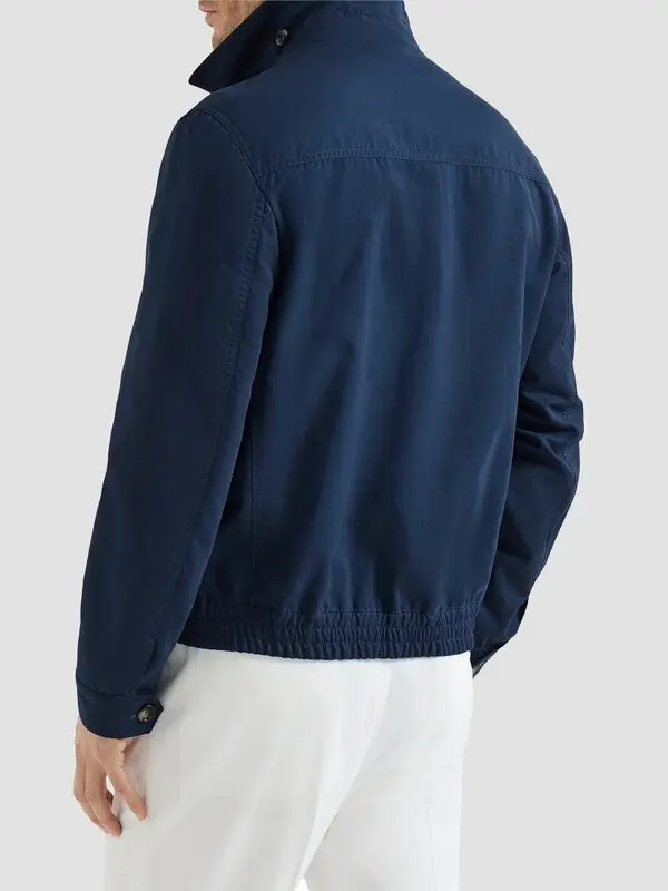 Brunello Cucinelli Water Resistant Microfiber Outerwear Jacket
