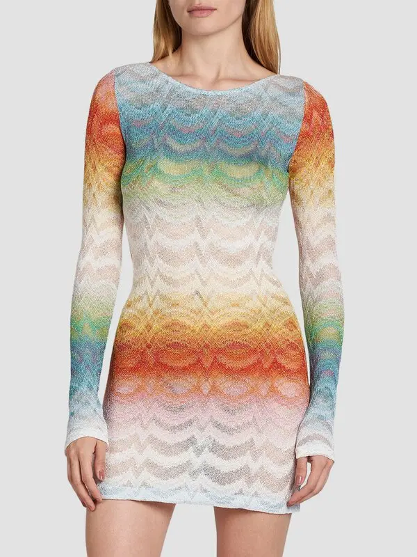 Missoni Long-sleeve Cover-up Dress