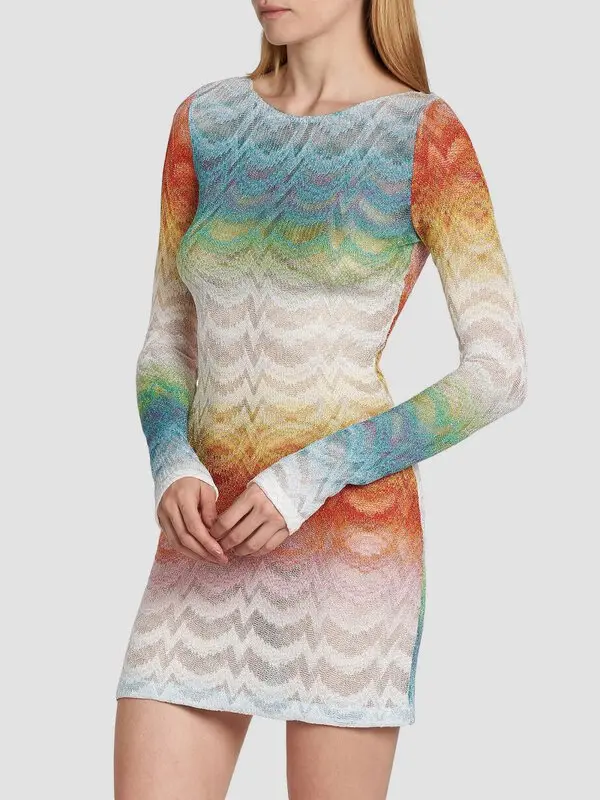 Missoni Long-sleeve Cover-up Dress