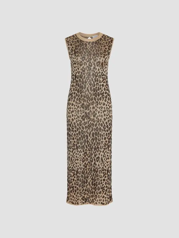 Marella Jacquard Knit Midi Dress