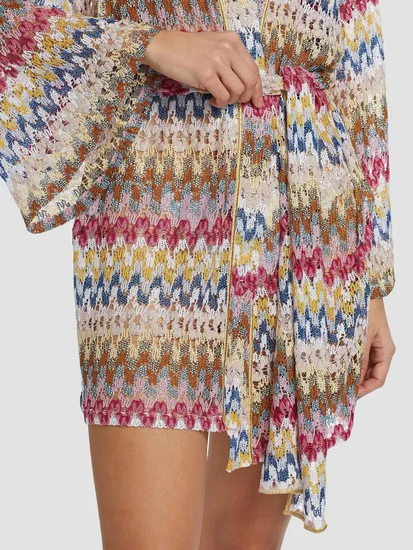 Missoni Raschel Lace Cover-up Shirtdress