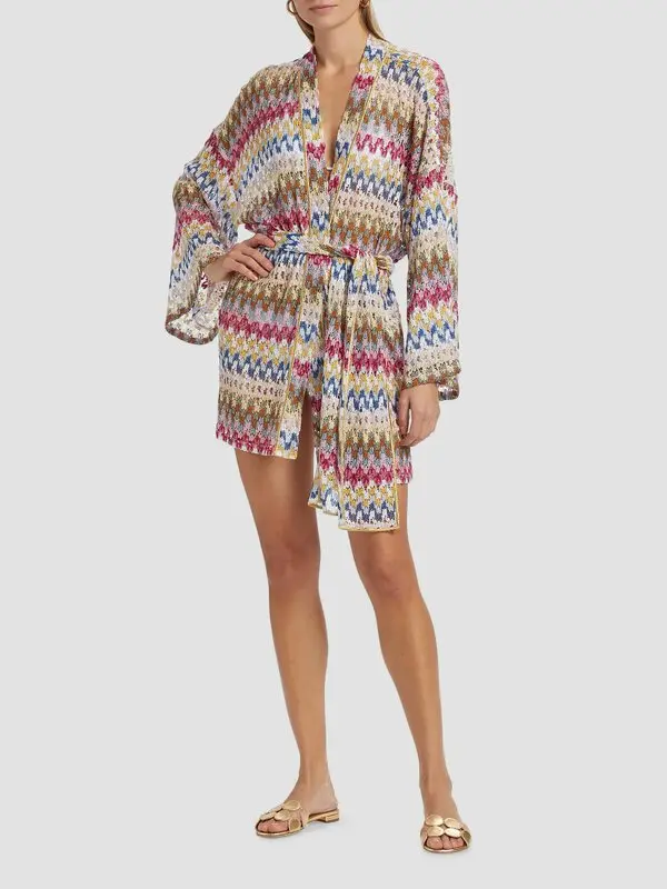 Missoni Raschel Lace Cover-up Shirtdress