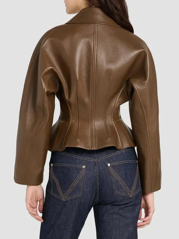 Bottega Veneta Sculpted Leather Jacket
