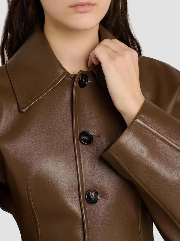 Bottega Veneta Sculpted Leather Jacket