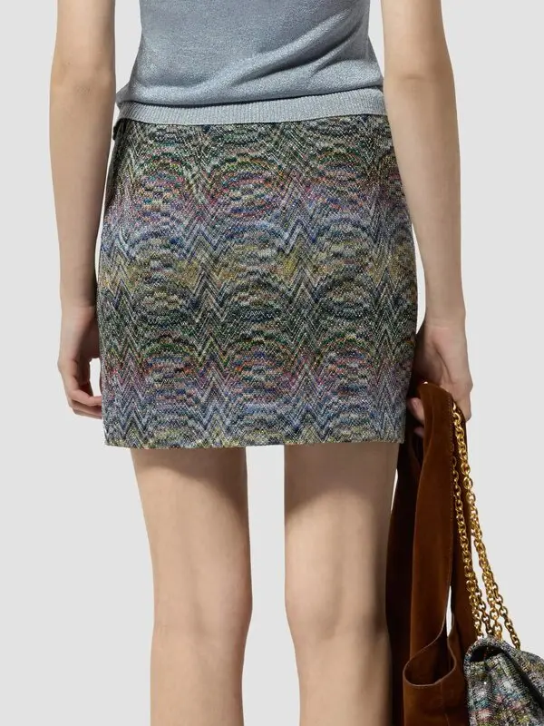 Missoni Swirl Pattern Mini Skirt