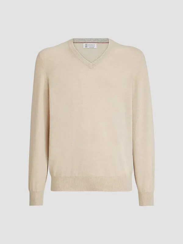 Brunello Cucinelli Cashmere Sweater - Sand