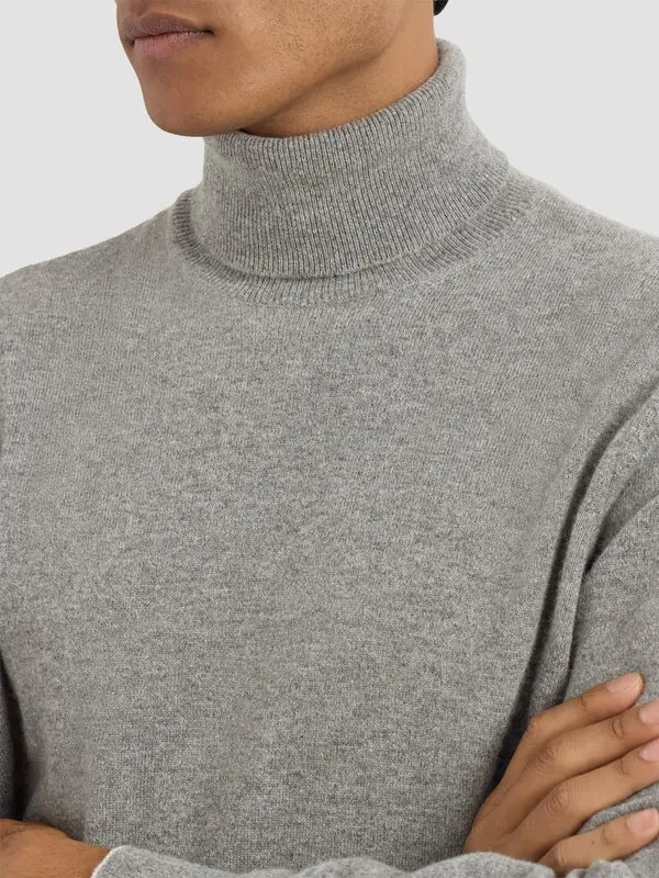 Brunello Cucinelli Cashmere Turtleneck Sweater - Grey