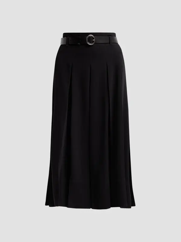 Cinq À Sept Rylee Belted A-line Midi Skirt