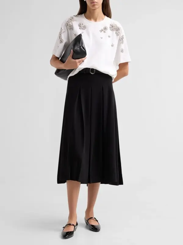 Cinq À Sept Rylee Belted A-line Midi Skirt