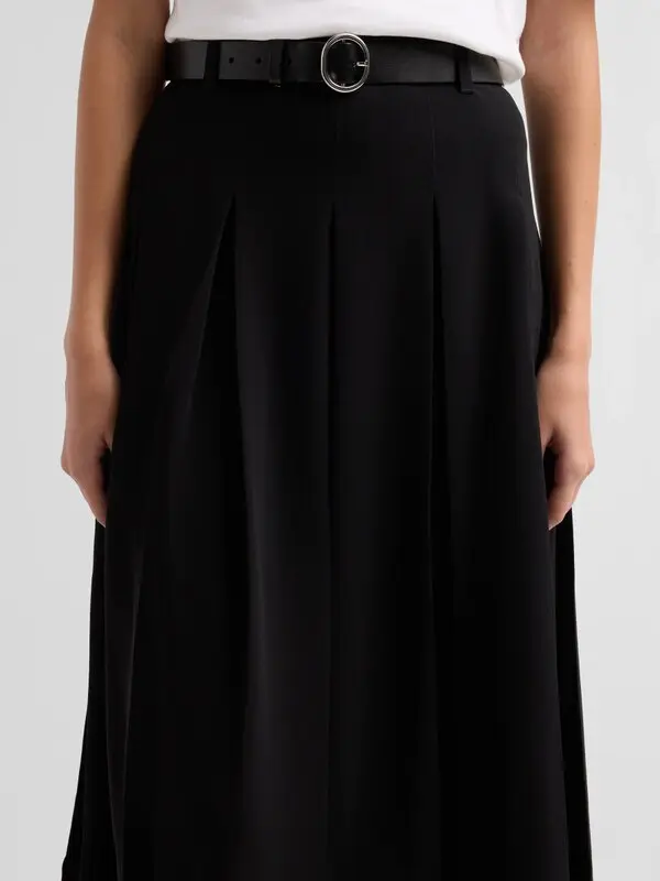 Cinq À Sept Rylee Belted A-line Midi Skirt