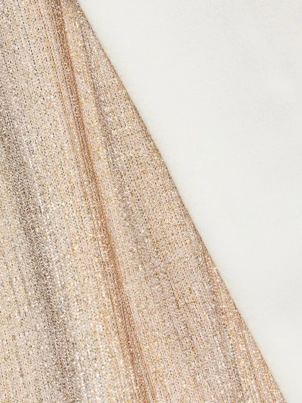 Black Halo Marigold Two-tone One-shoulder Gown