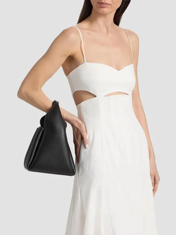 Black Halo Erica Stretch-cotton Midi-dress