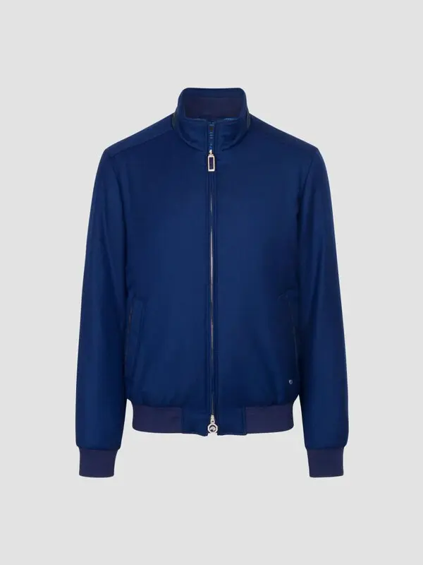 Stefano Ricci Vicuña And Silk Blend Blouson Jacket