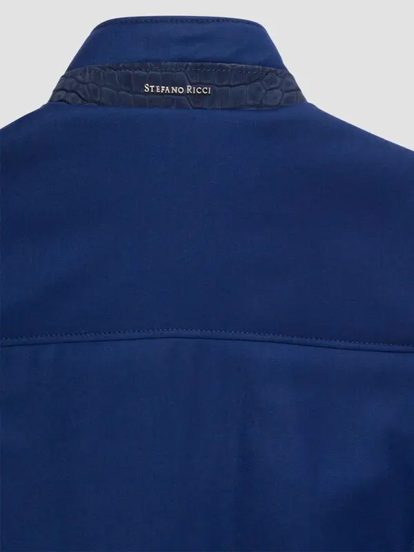 Stefano Ricci Vicuña And Silk Blend Blouson Jacket