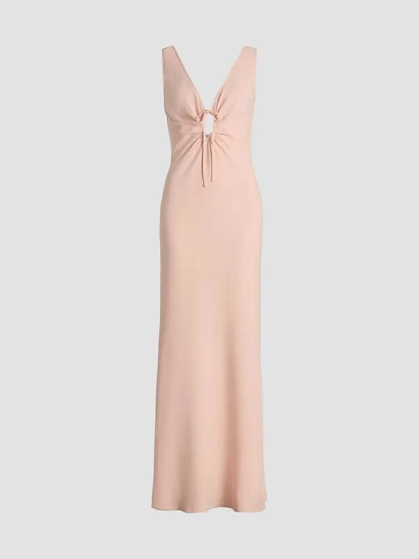 Black Halo Reese Cut-out Bias-cut Maxi Dress - Mango