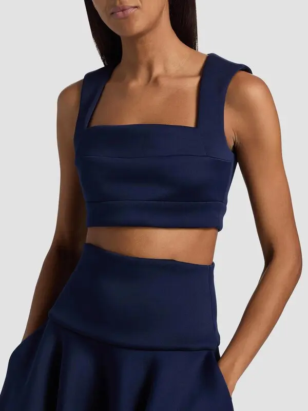 Black Halo Pamina Two-piece Midi-dress Set