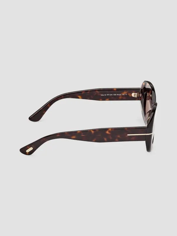 TOM FORD Islay 50mm Oval Sunglasses - Brown