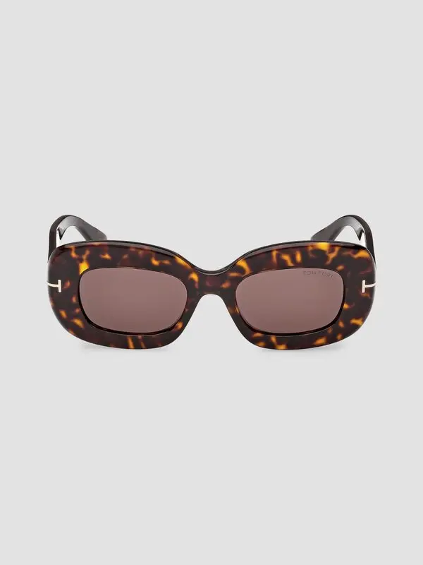 TOM FORD Islay 50mm Oval Sunglasses - Brown