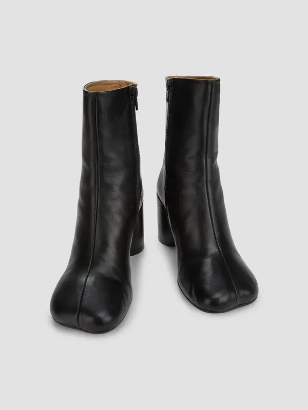 MAISON MARGIELA Anatomic 70mm Leather Ankle Boots