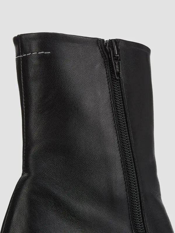MAISON MARGIELA Anatomic 70mm Leather Ankle Boots