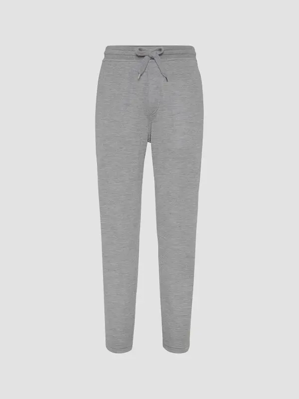 Brunello Cucinelli Cashmere And Silk French Terry Trousers - Grey
