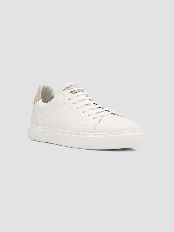 Brunello Cucinelli Grain Leather Low-top Sneakers