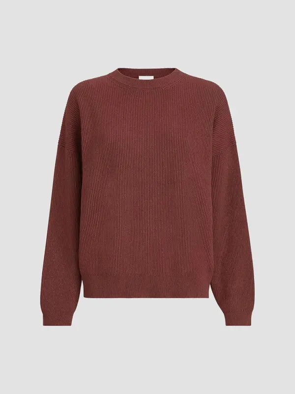 Brunello Cucinelli Sparkling Cashmere English Rib Sweater