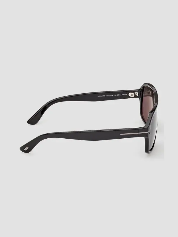 TOM FORD William 63mm Oversized Sunglasses