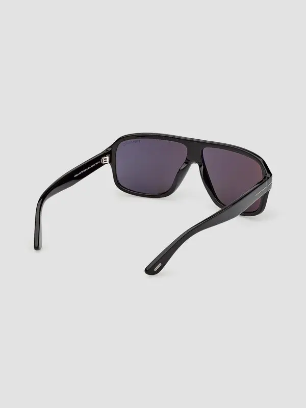 TOM FORD William 63mm Oversized Sunglasses