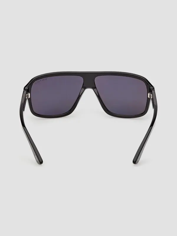 TOM FORD William 63mm Oversized Sunglasses