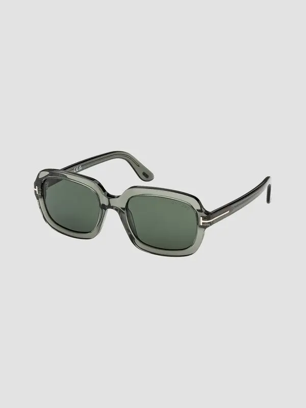 TOM FORD Lana-02 53mm Square Sunglasses - Green