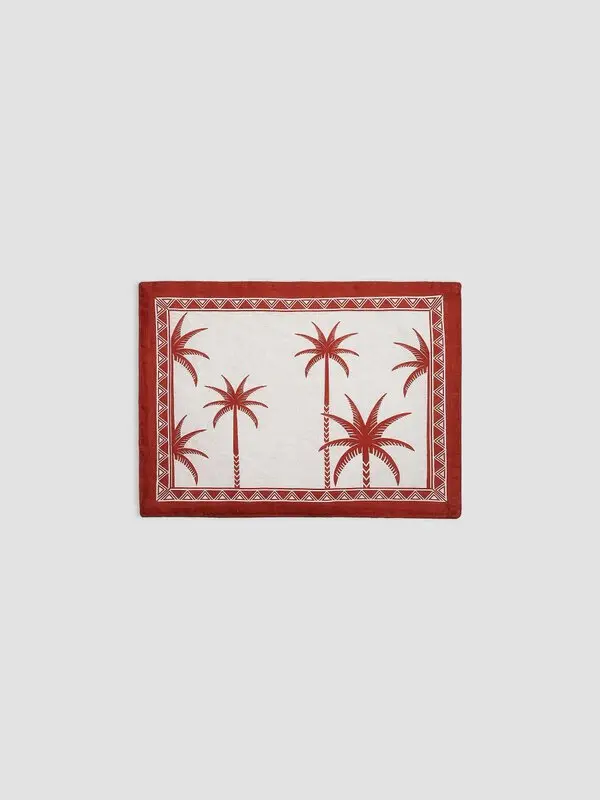 La DoubleJ Placemat Set Of 2 - Date Palms