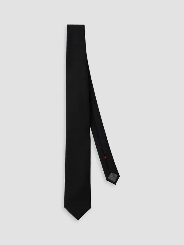 Brunello Cucinelli Virgin Wool Tie - Black