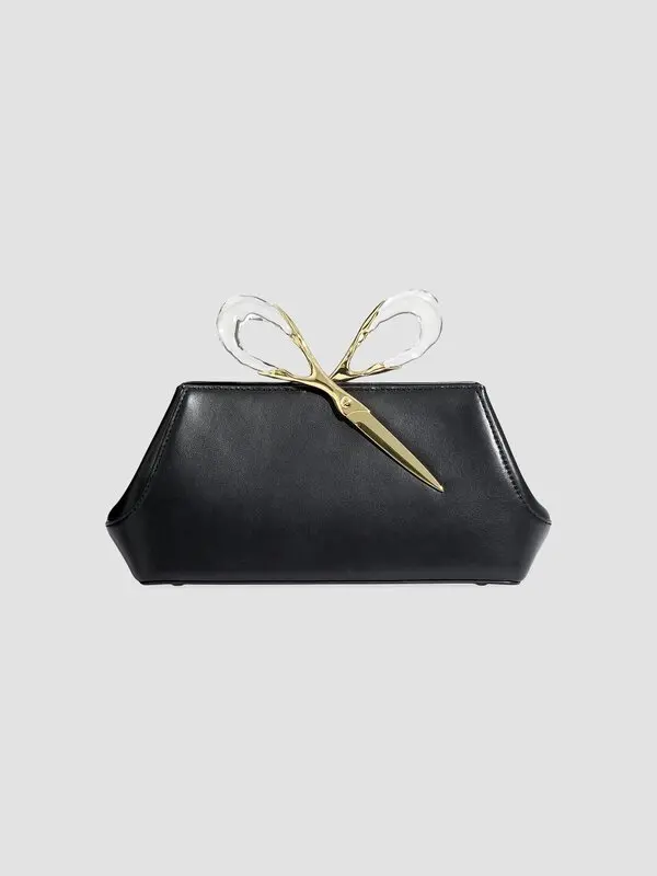 Alexis Bittar The Scissor Leather Clutch