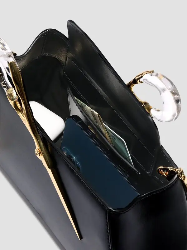 Alexis Bittar The Scissor Leather Clutch