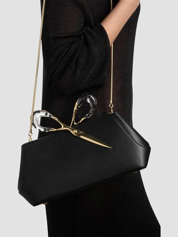 Alexis Bittar The Scissor Leather Clutch