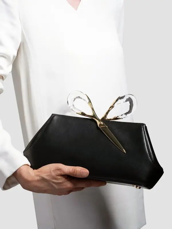 Alexis Bittar The Scissor Leather Clutch